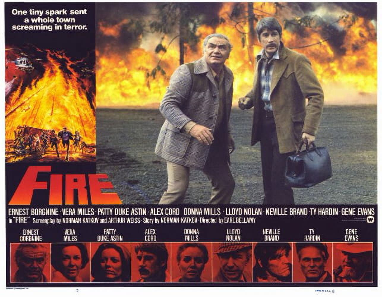 Fire - movie POSTER (Style B) (11" x 14") (1977) - Walmart.com