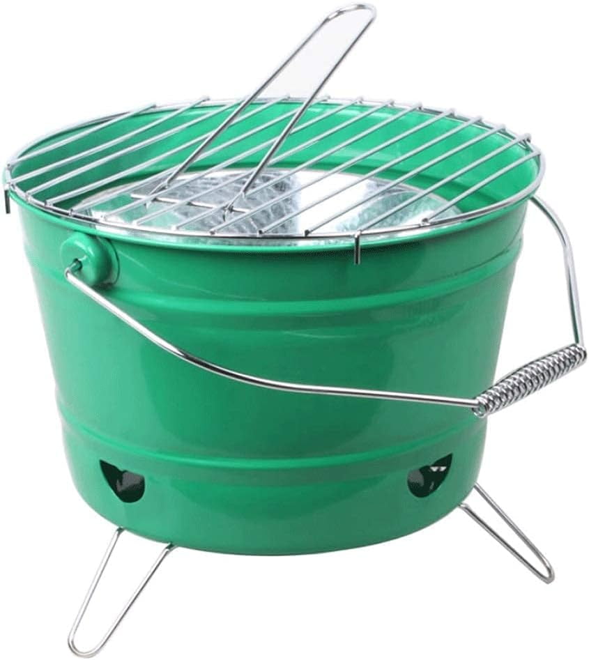 Fire pits Bucket Fire Pit, Fire Pits Outdoor Wood Burning Steel BBQ ...