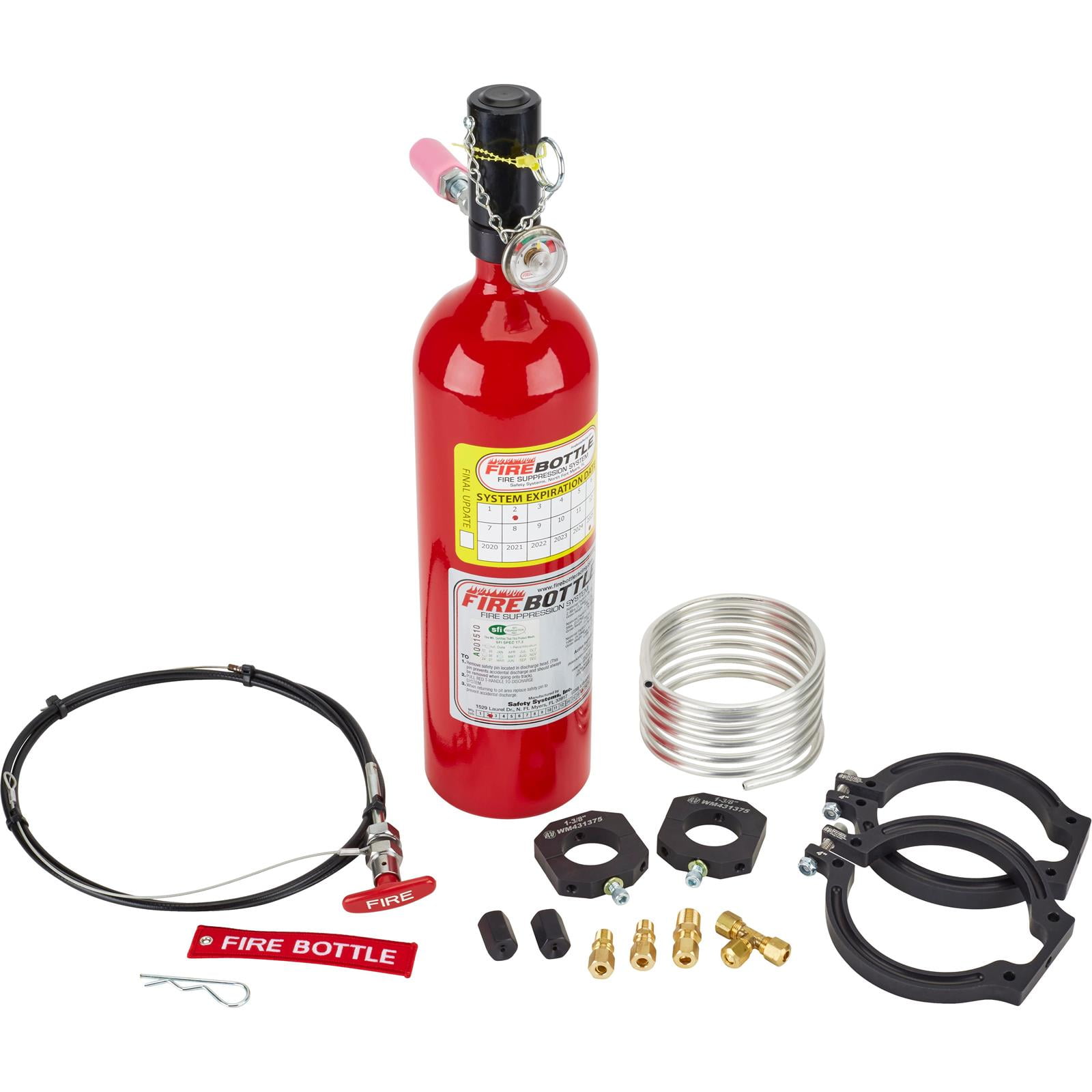FireBottle AMSC500 Automatic Remote Fire System, 5 LB, SFI 17.3 ...