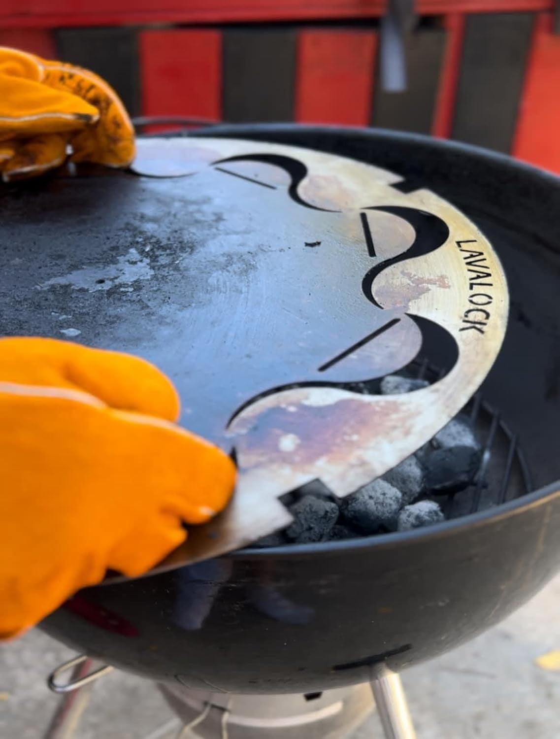 FireDial Baffle Plate Heat Management System for Charcoal BBQ and ...