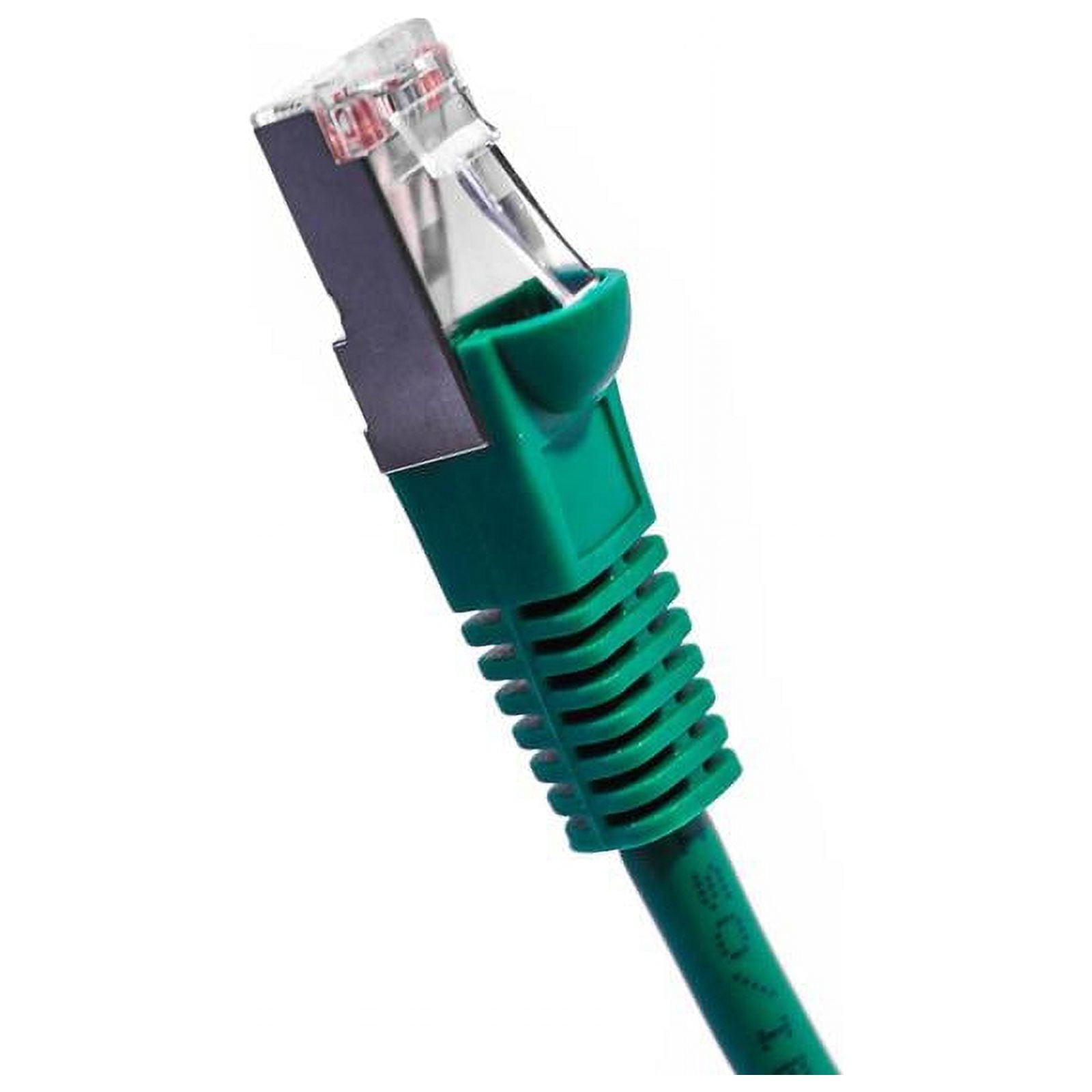FireFold Cat6 Ethernet Shielded Patch Cable 75ft Green Internet Cable ...