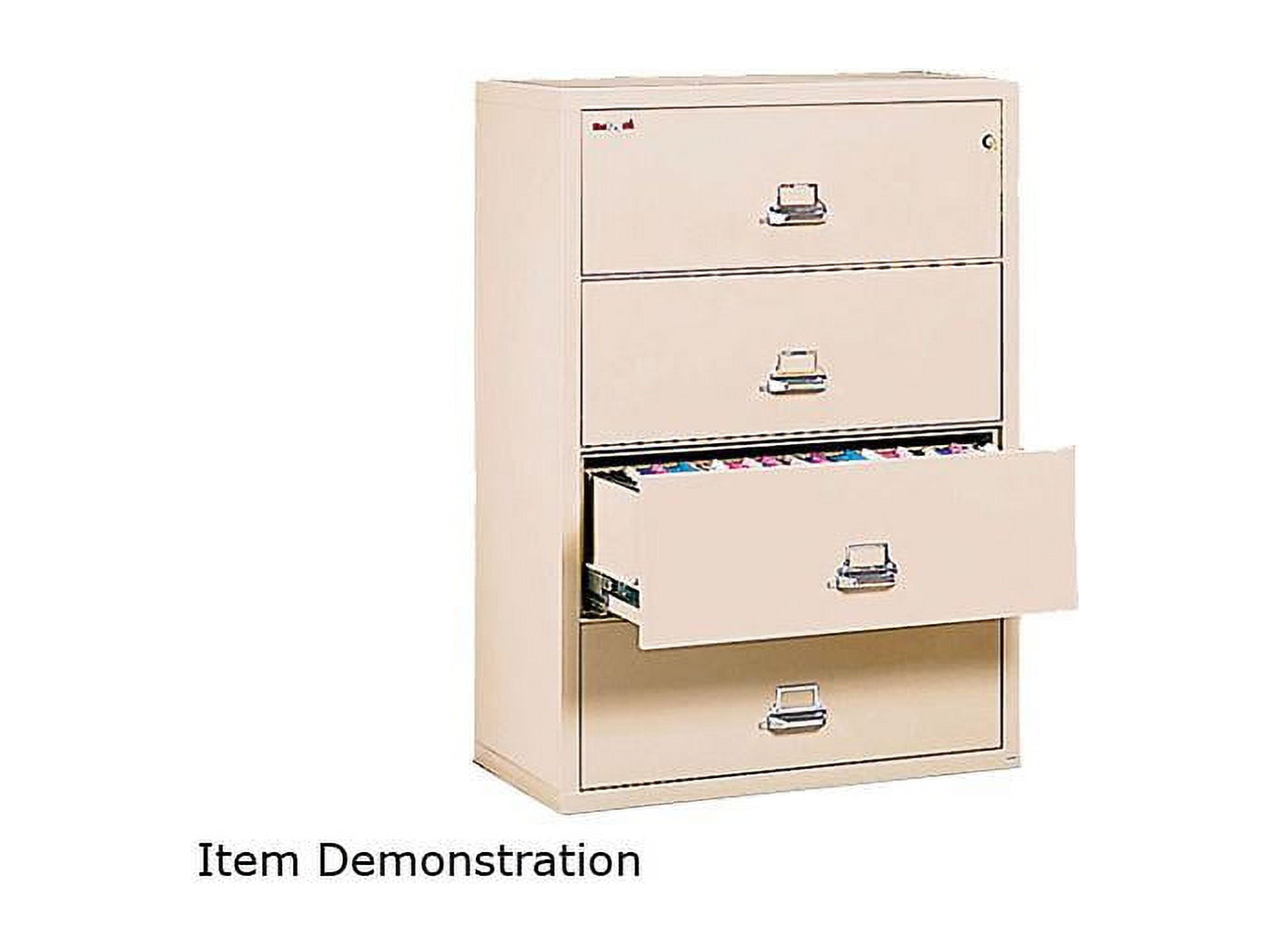 FireKing 4 Drawers Lateral Lockable Filing Cabinet Walmart