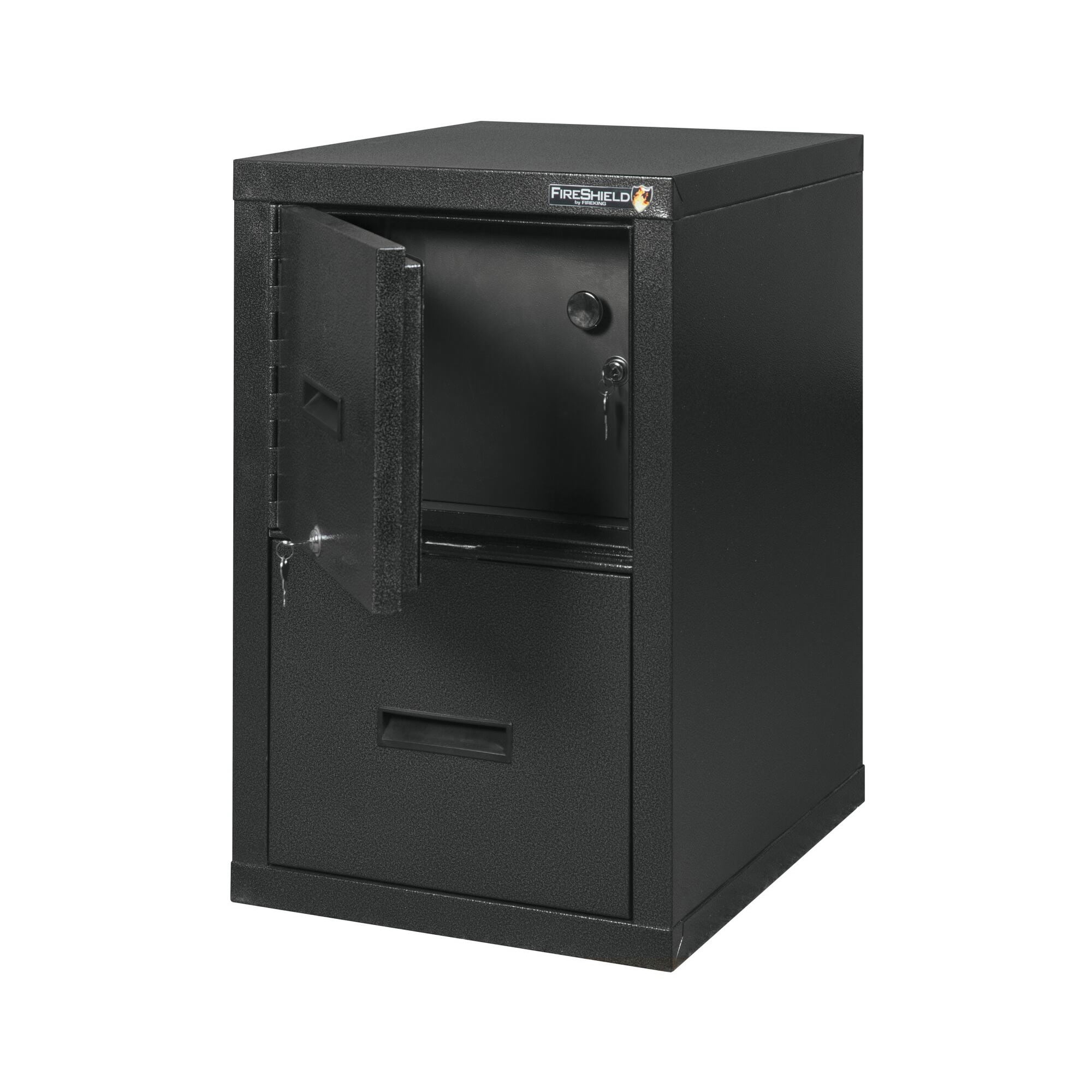 FireKing Fireproof 1-Drawer File Cabinet & Safe, Resistant Key Security ...