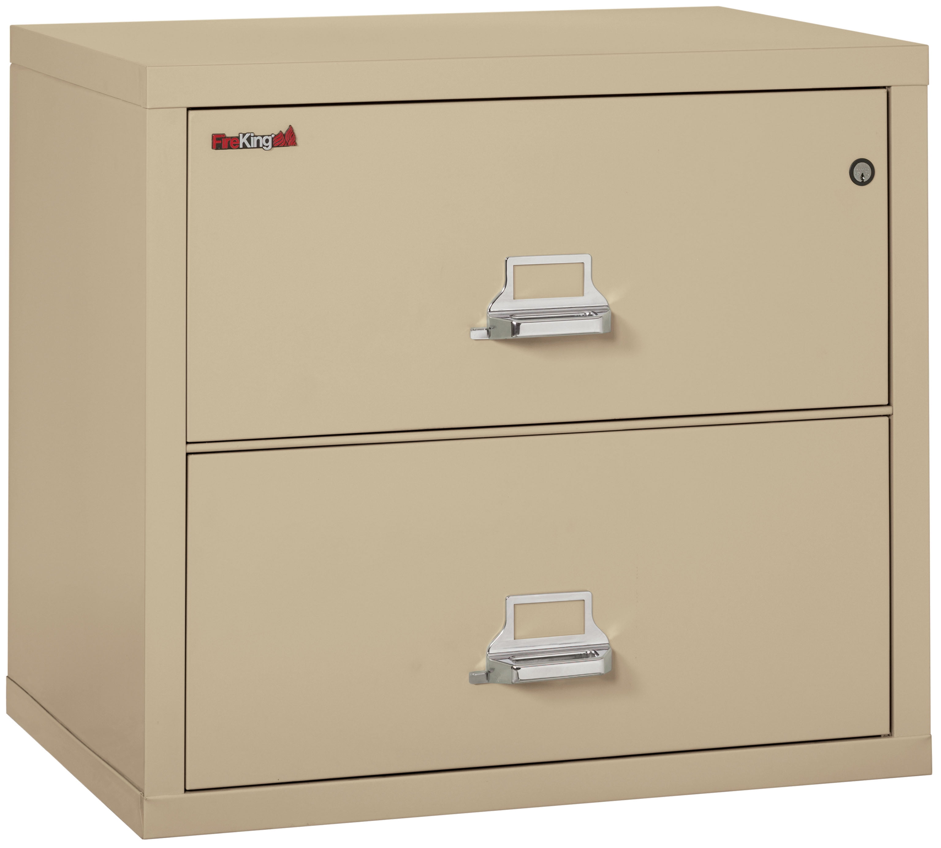 FireKing Parchment Fire Resistant File Cabinet - 2 Drawer Lateral 31 ...