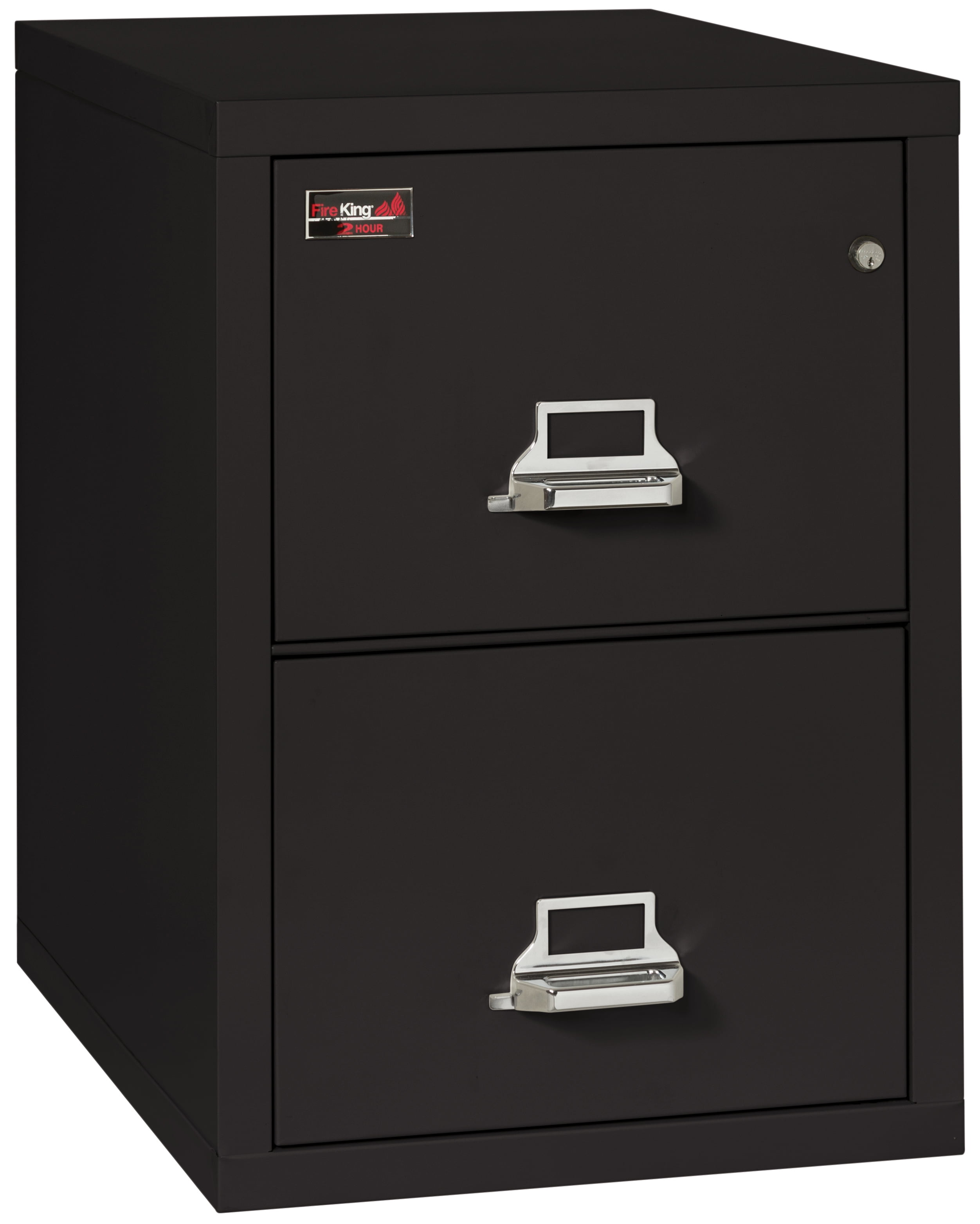 FireKing Vertical File Cabinet Black 2 Hour Fire Resistant File Cabinet ...