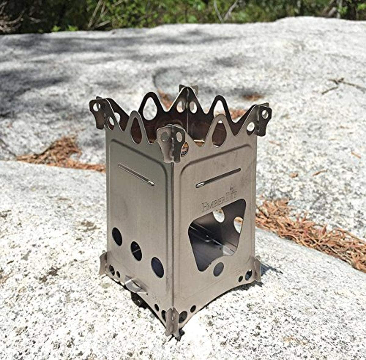 Fireant Stainless Steel Stove- Lightweight, Multi-Fuel, Packs Flat for ...