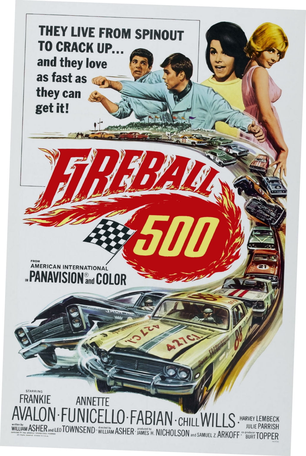 Fireball 500 Movie poster Metal Sign 8inx 12in Print on Metal 8x12 ...