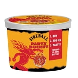 Fireball Cinnamon Whiskey Party Bucket, 50ml Bottles, 20 Count, 33% ...