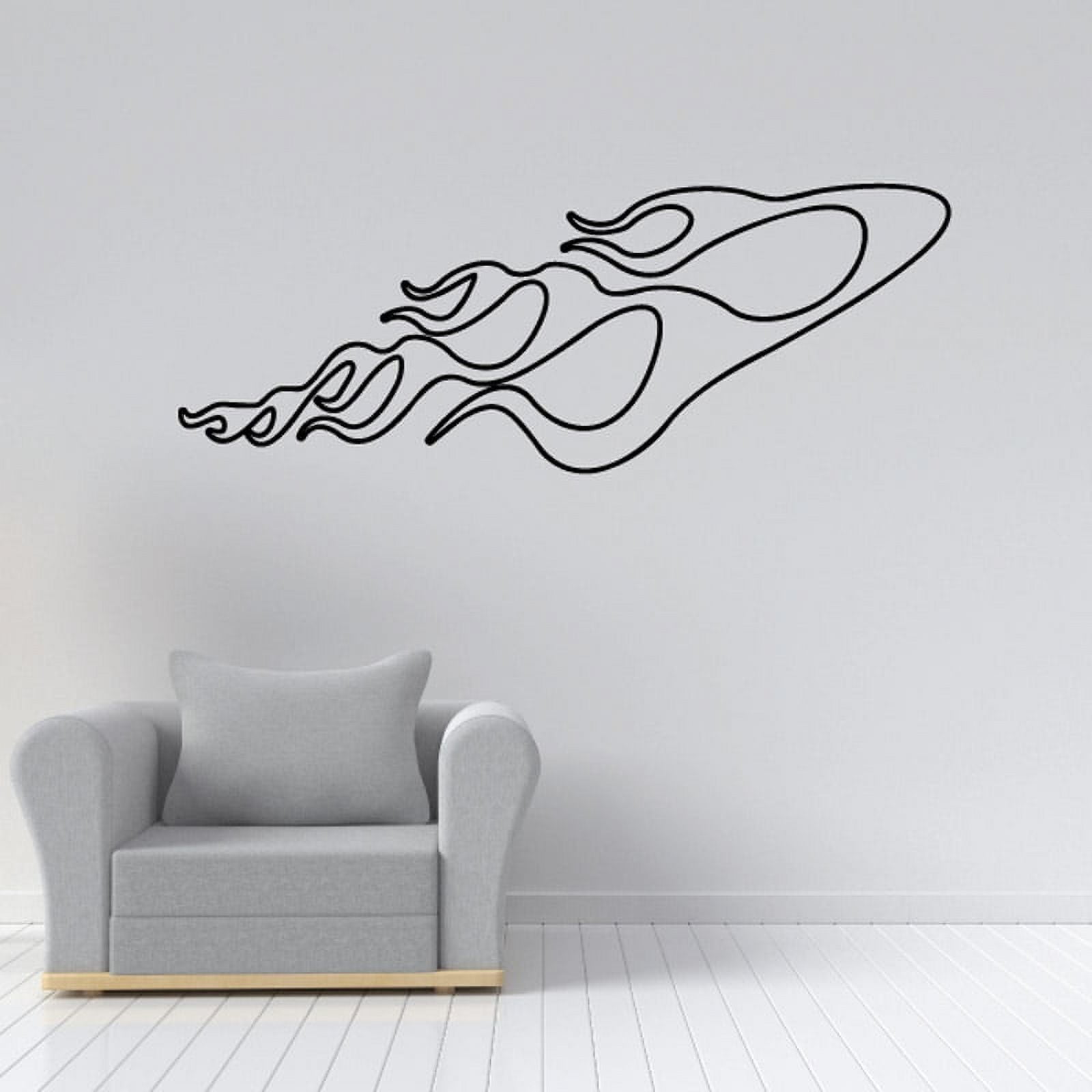 Fireball Ghost Flames Car Decal - Vinyl Decal - Wall Decal - CF250 - 36 ...