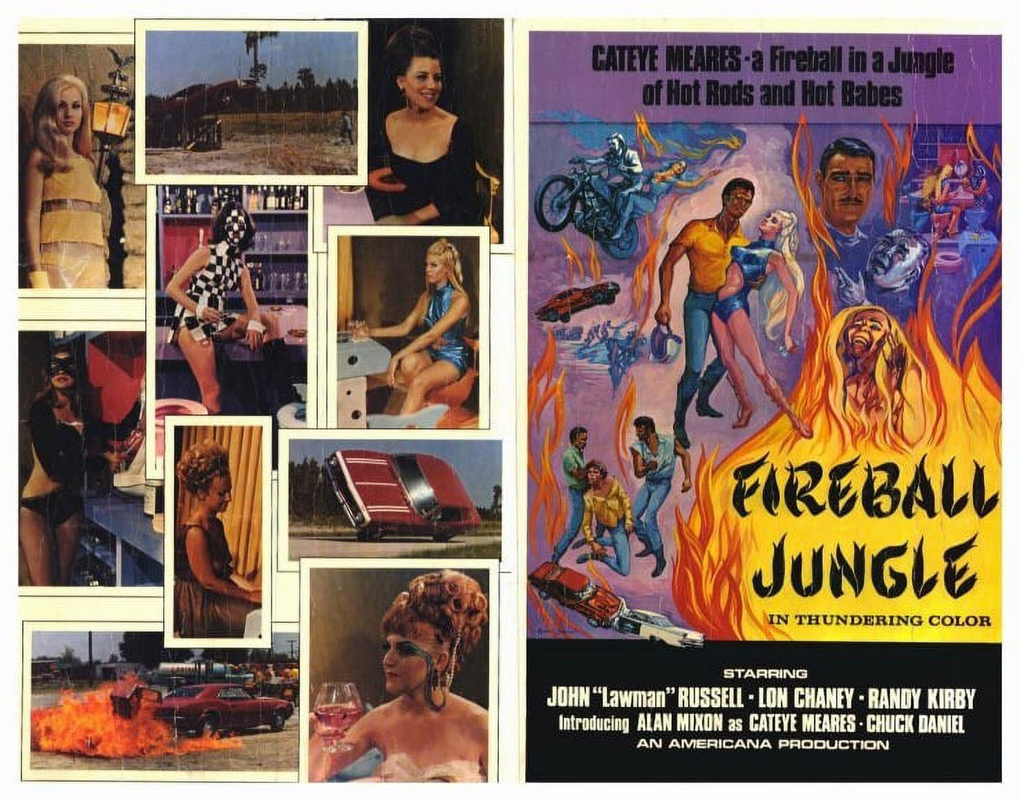 Fireball Jungle POSTER (22x28) (1968) (Half Sheet Style A) - Walmart.com