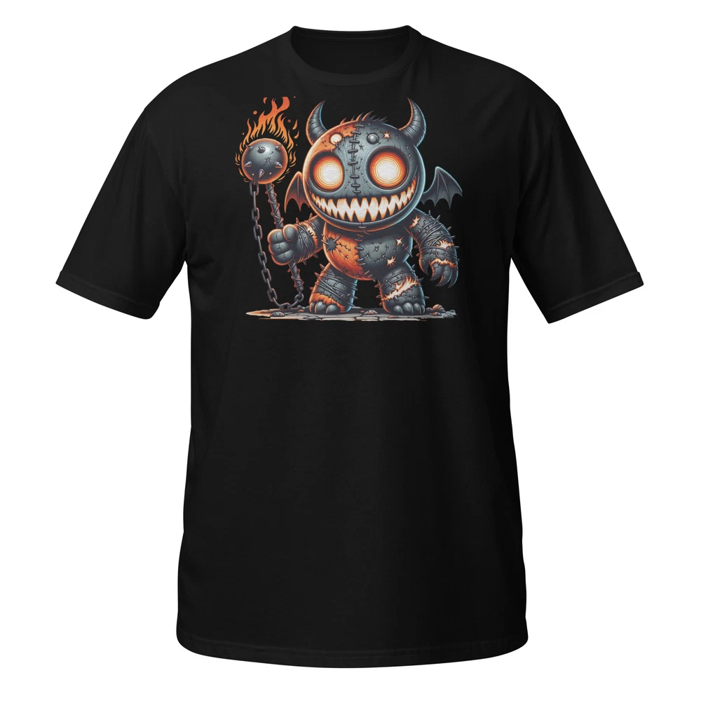 Fireball Plush Demon Creepy Cute Burnt Monster Flame Horror Unisex T ...
