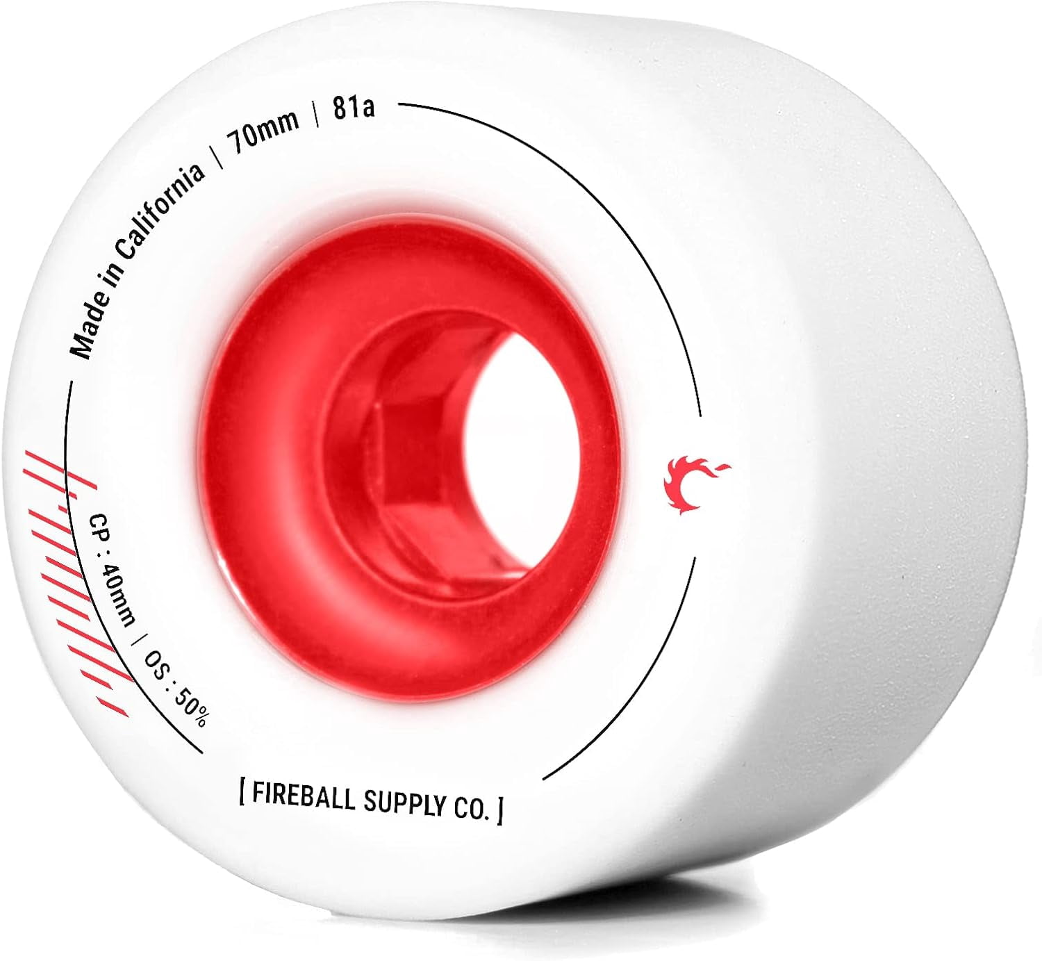 Fireball Tinder 70mm Longboard Wheels - Pro Freeride Longboard Wheels ...