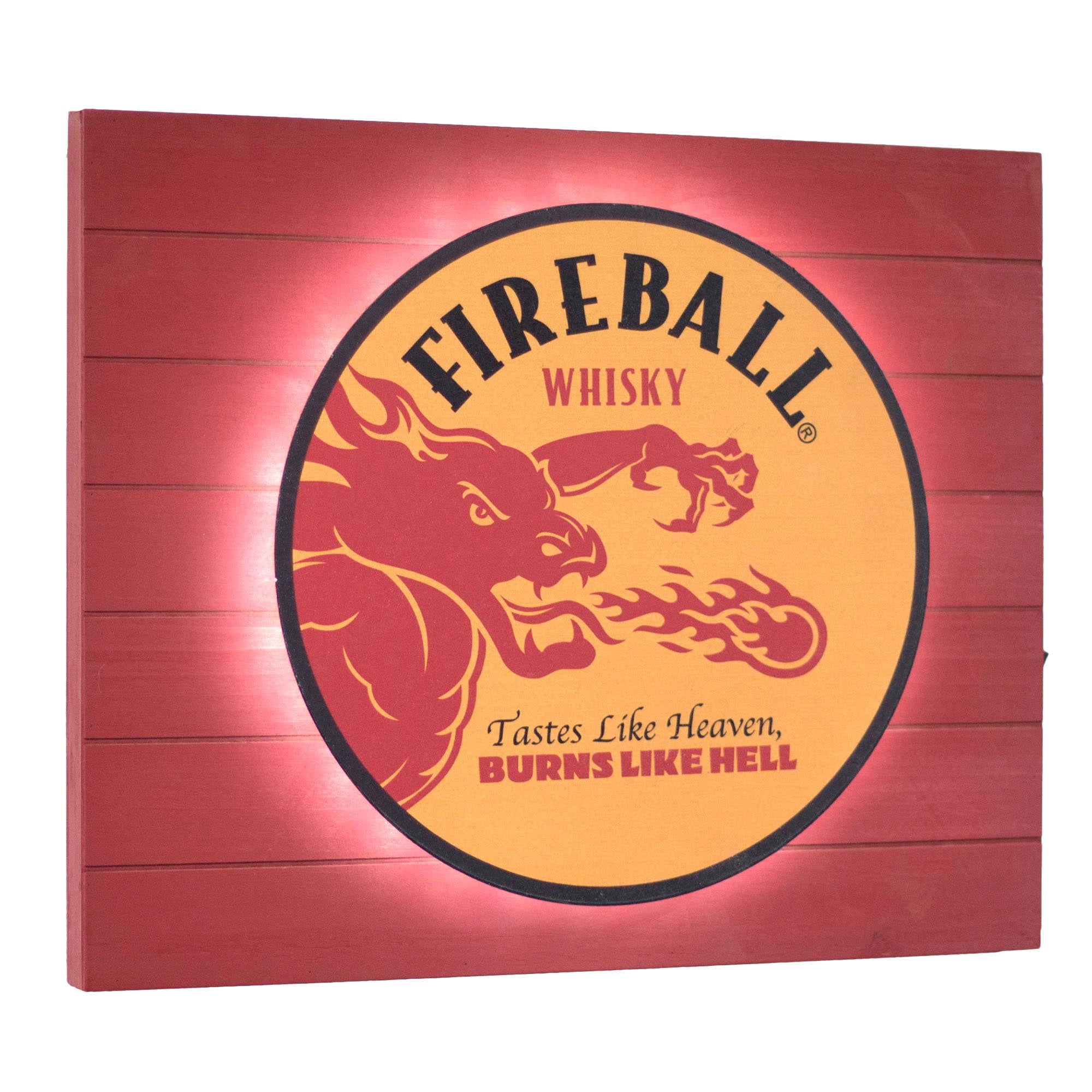 Free Shipping! Fireball Whisky Tastes Like Heaven, Burns Like Hell ...