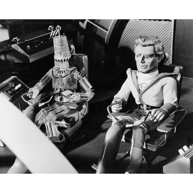 Fireball XL5 1962 TV series Robert the Robot & Steve Zodiax in ship ...