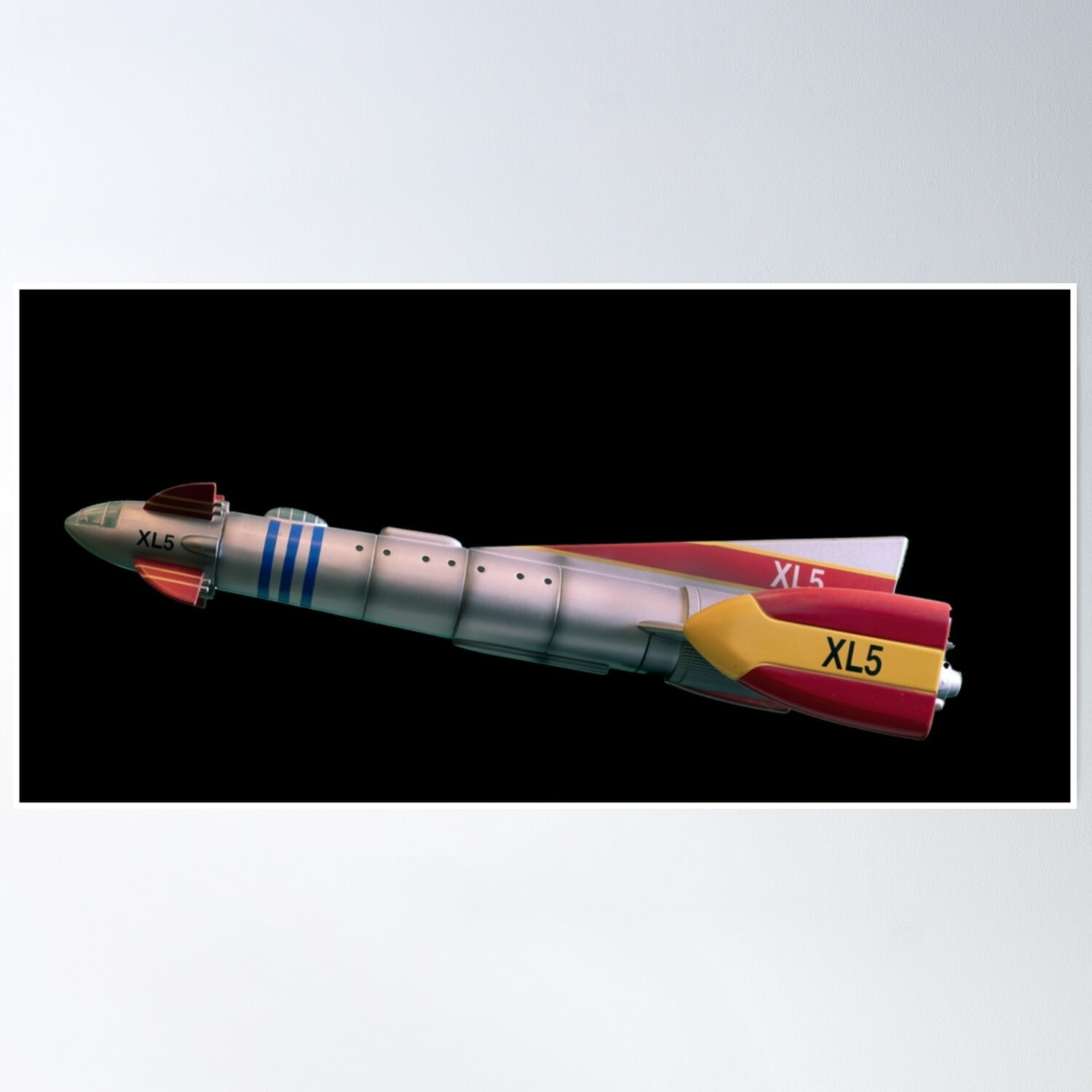 Fireball Xl5 In Colour Poster Wall Art, Modern Wall Decor, 24x36 ...