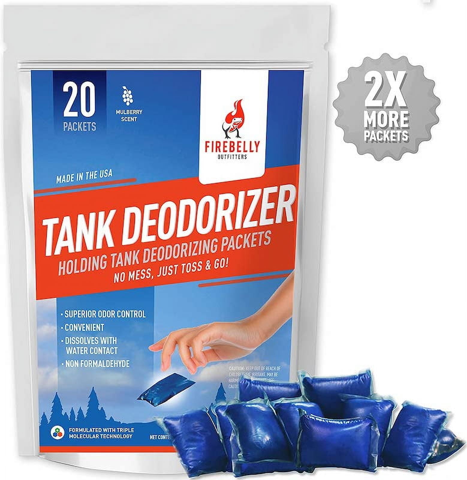 Firebelly Outfitters RV Holding Tank Deodorizer + Septic Tank Treatment ...