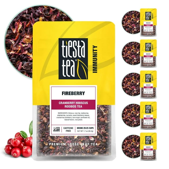 Fireberry | Loose Leaf | Cranberry Hibiscus Rooibos | Premium ...