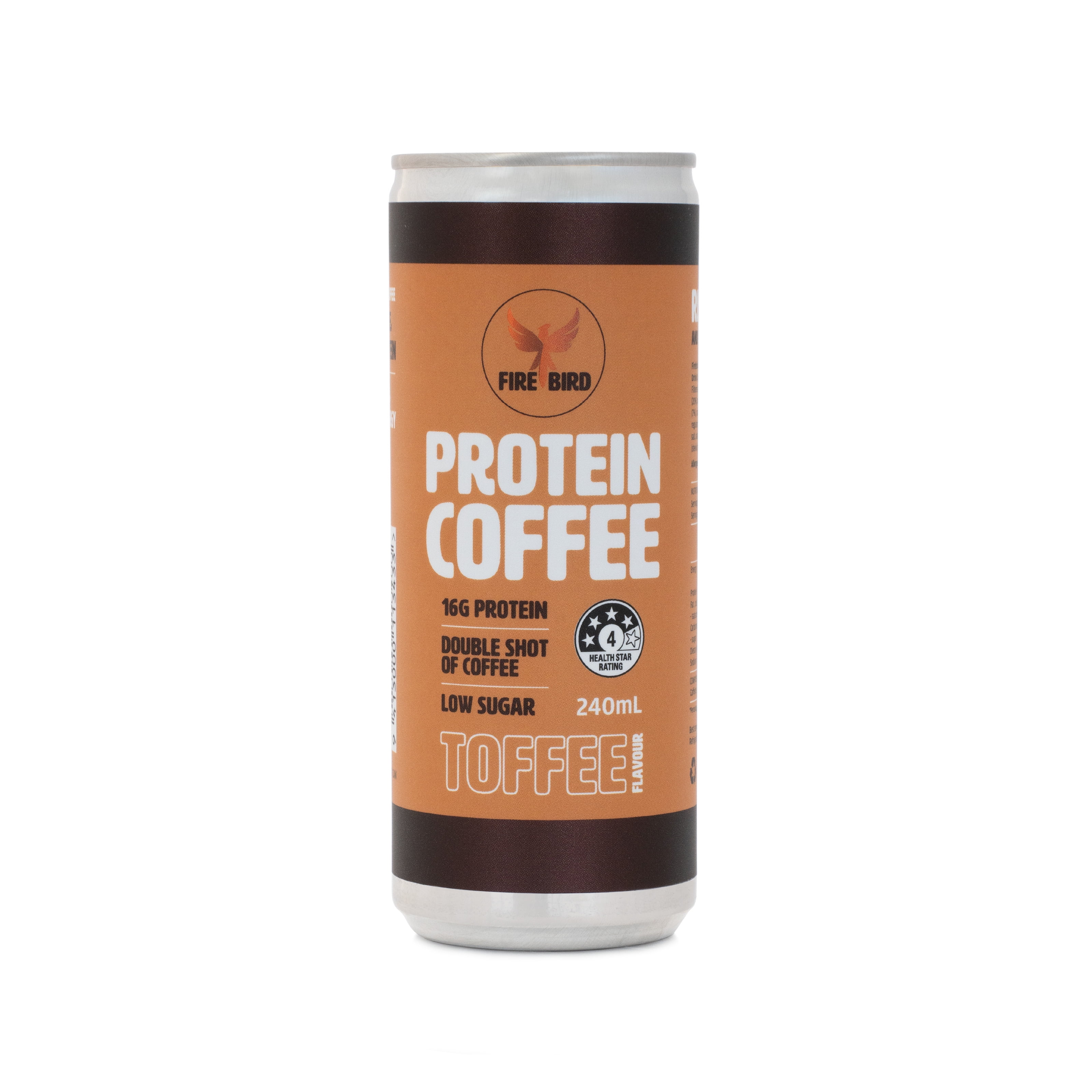Firebird Energy Protein Coffee - Toffee Flavor - Walmart.com