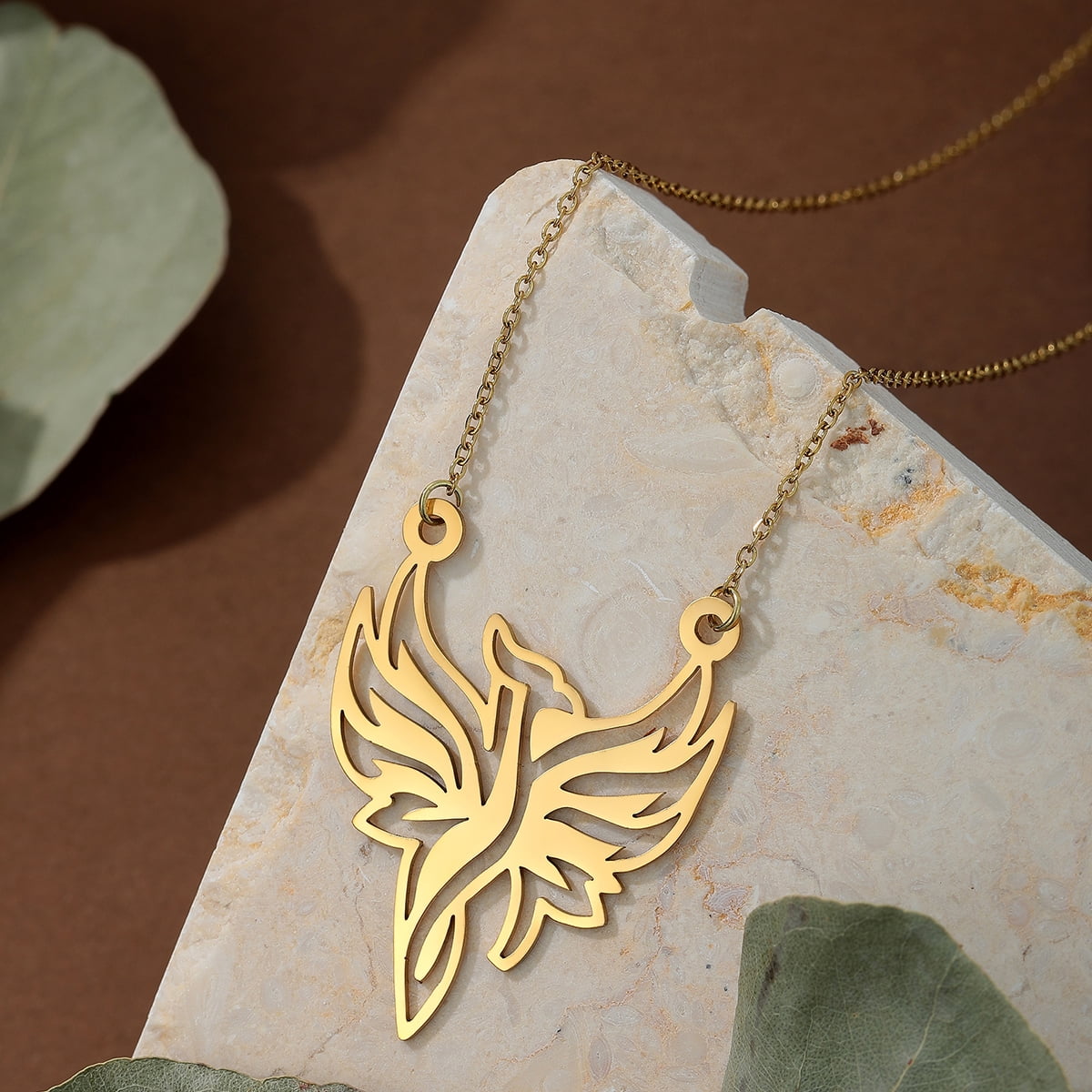 Firebird Pendant Phoenix Firebird Necklace Bird Pendant Stainless Steel ...