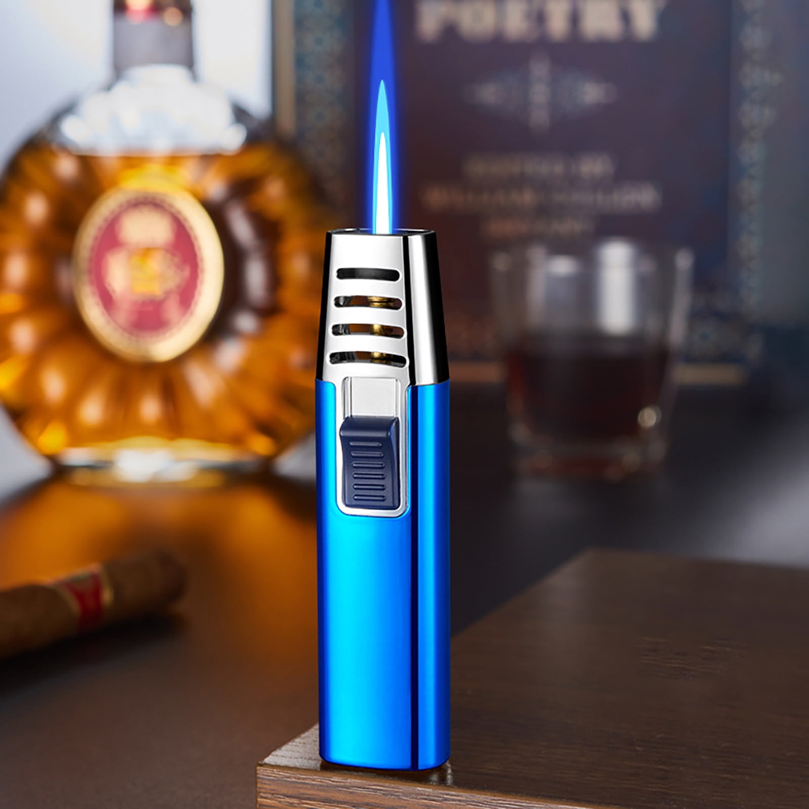 Fireblaze Electric Lighter, Fire Blaze Lighter, Powerful Adjustable Flame Dual-Arc Torch Lighter ...