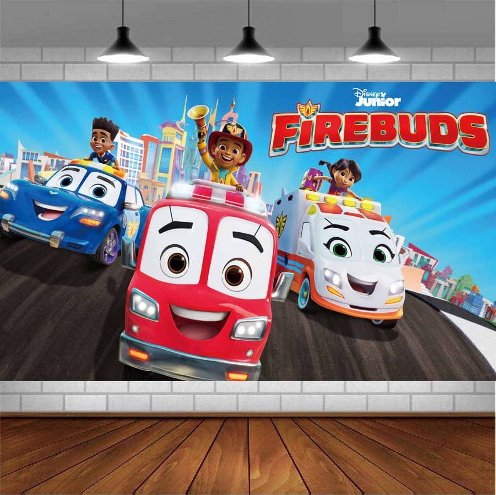 Firebuds Backdrop Banner Party Supplies Poster Movie Theme Background ...