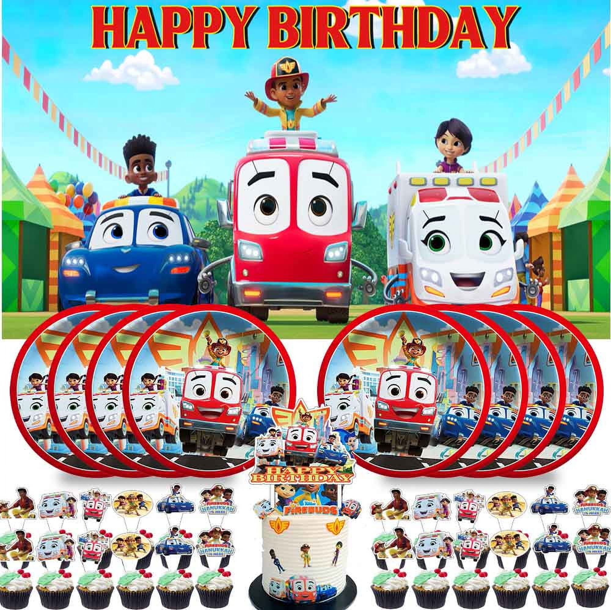 Firebuds Party Supplies Birthday Decorations Plates Banner Kids Cake ...