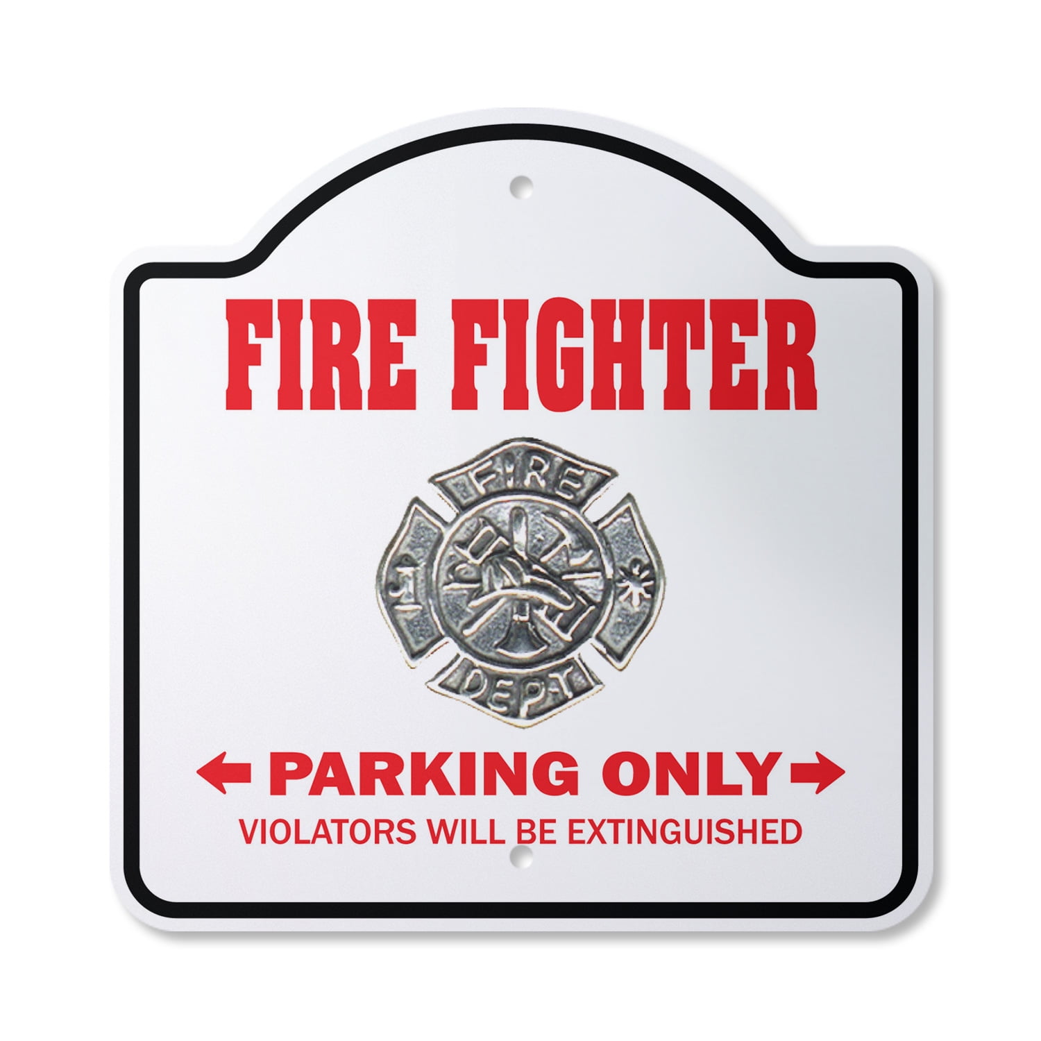 I'm The Firefighter 14" X 14" Sign | Indoor/Outdoor Plastic ...