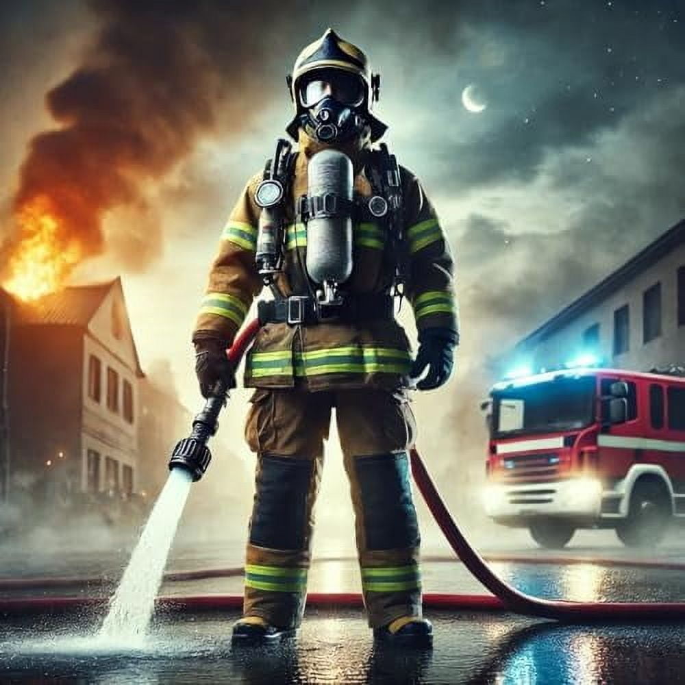 Firefighter 500 Pieces of Children's Puzzles Puzzle Game Toys DIY ...