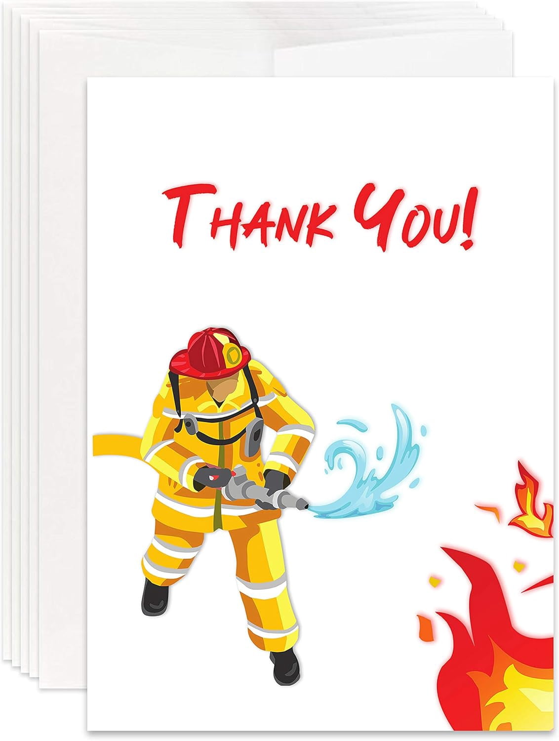 Firefighter Appreciation Card to Thank You Firefighter Appreciation ...