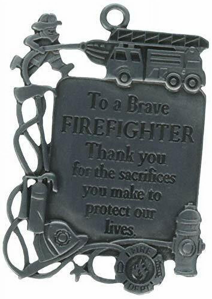 Firefighter Appreciation Gift for Fireman | Cathedral Art FIREFIGHTER ...