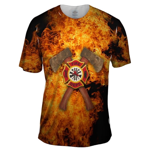 Firefighter Ax Mens T-Shirt All Over Print - Walmart.com