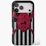 Firefighter Axe And Helmet Gear Design iPhone Case 17 to 11 Pro Max ...