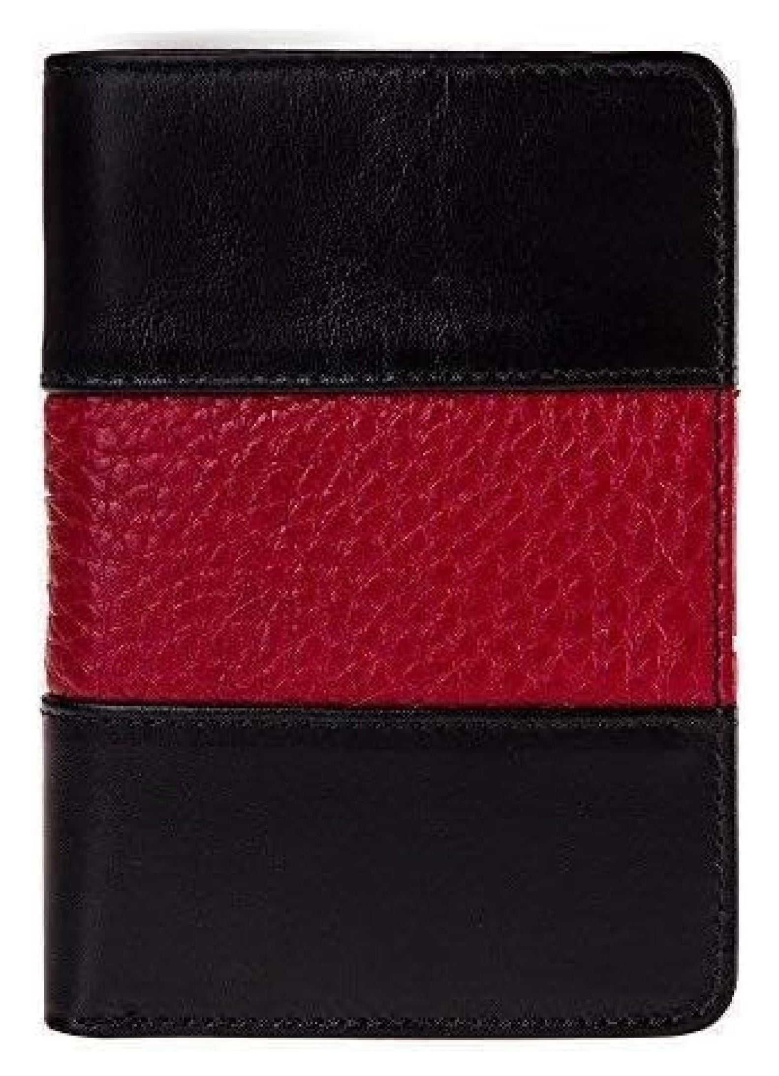 Firefighter Badge Wallet - Leather Thin Red Line - Universal Fit Pin ...