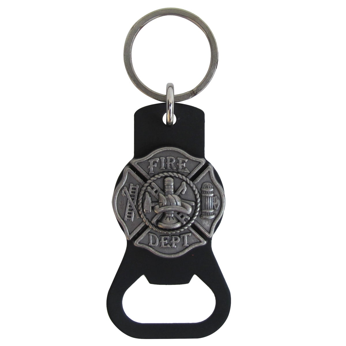 Firefighter Beer Soda Bottle Opener Keychain Fireman Fire Dept Gift ...