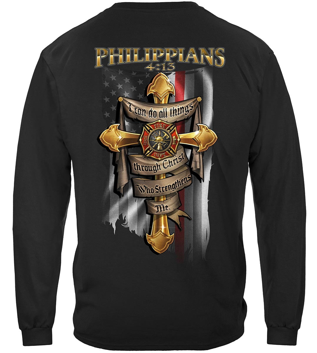 Firefighter Bible Verse Philippians 4: 13 I Can Do All Things Thru ...