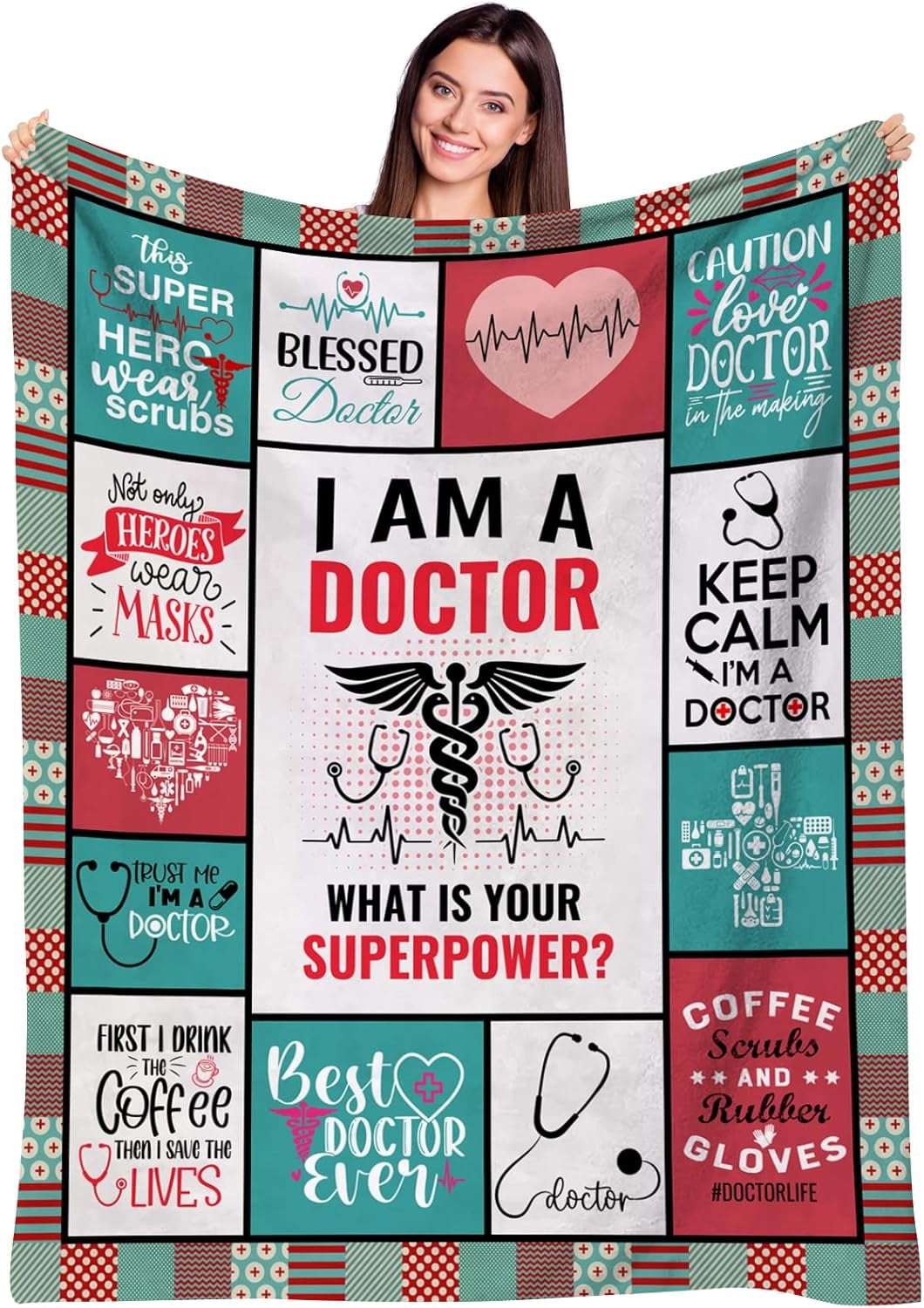 Firefighter Blanket - Firefighter Gifts for Men Dad Boyfriend Husband ...