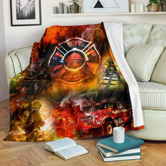 Firefighter Blanket Trending Gift For Firefighters - Walmart.com