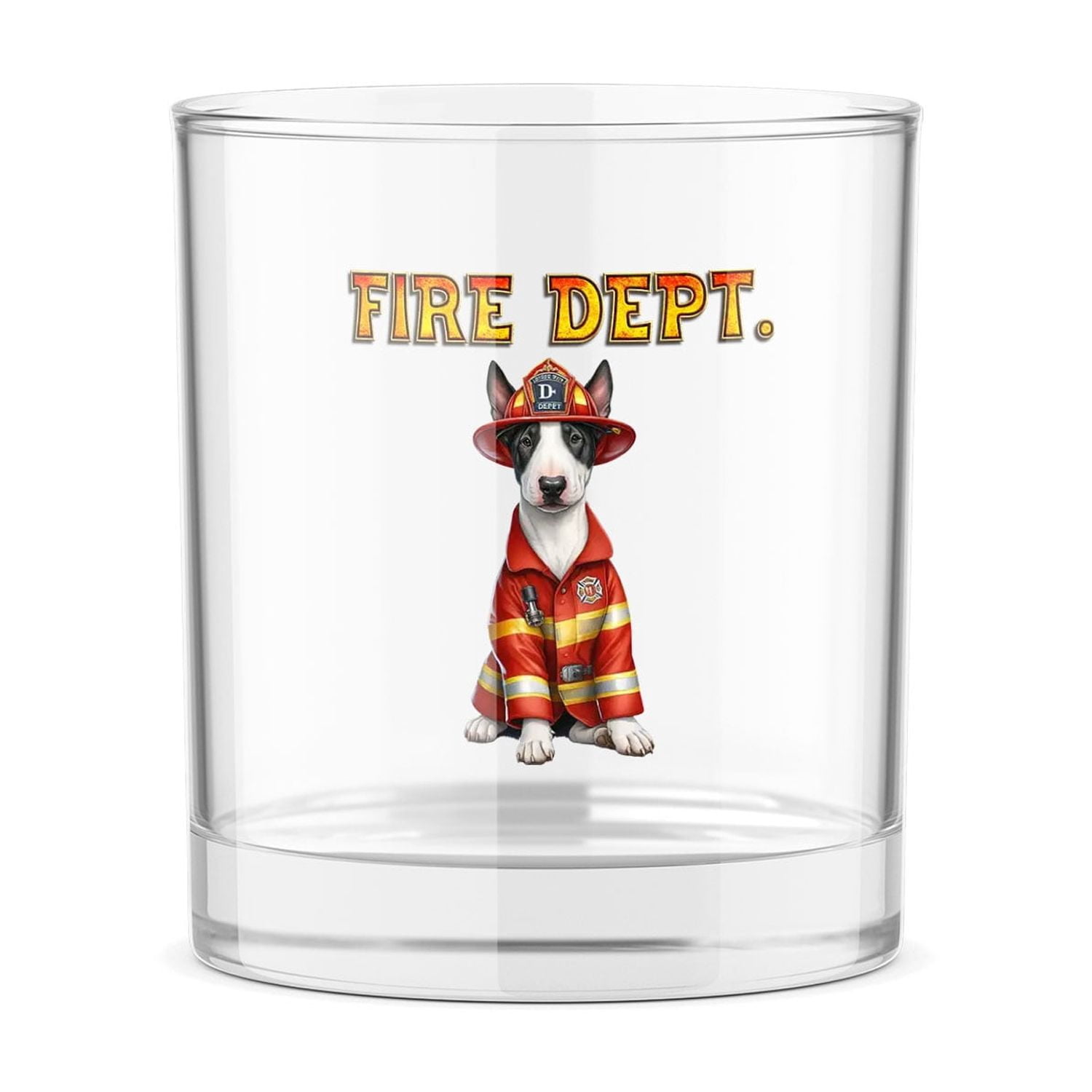 Firefighter Bull Terrier Hero Rescue Fire Dept Fireman USA Flag 11oz ...