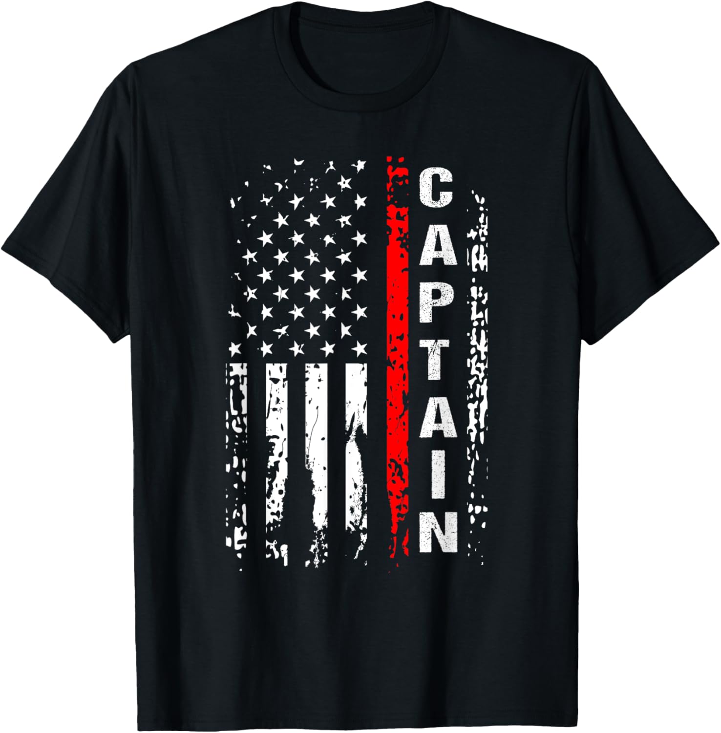 Firefighter Captain Firefighting Captain Chief Gift T-Shirt - Walmart.com