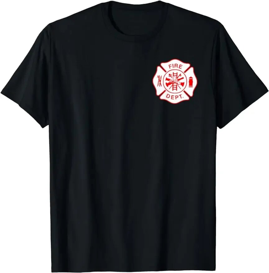 Firefighter Clothes T-shirt Firefighter Logo and Fire Department ...