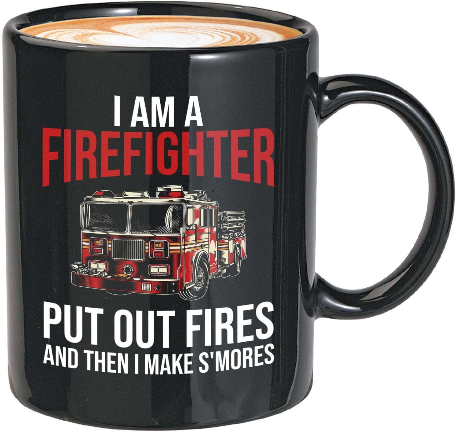Firefighter Coffee Mug - The Best Firefighter - Fire Dept Funny Fireman ...