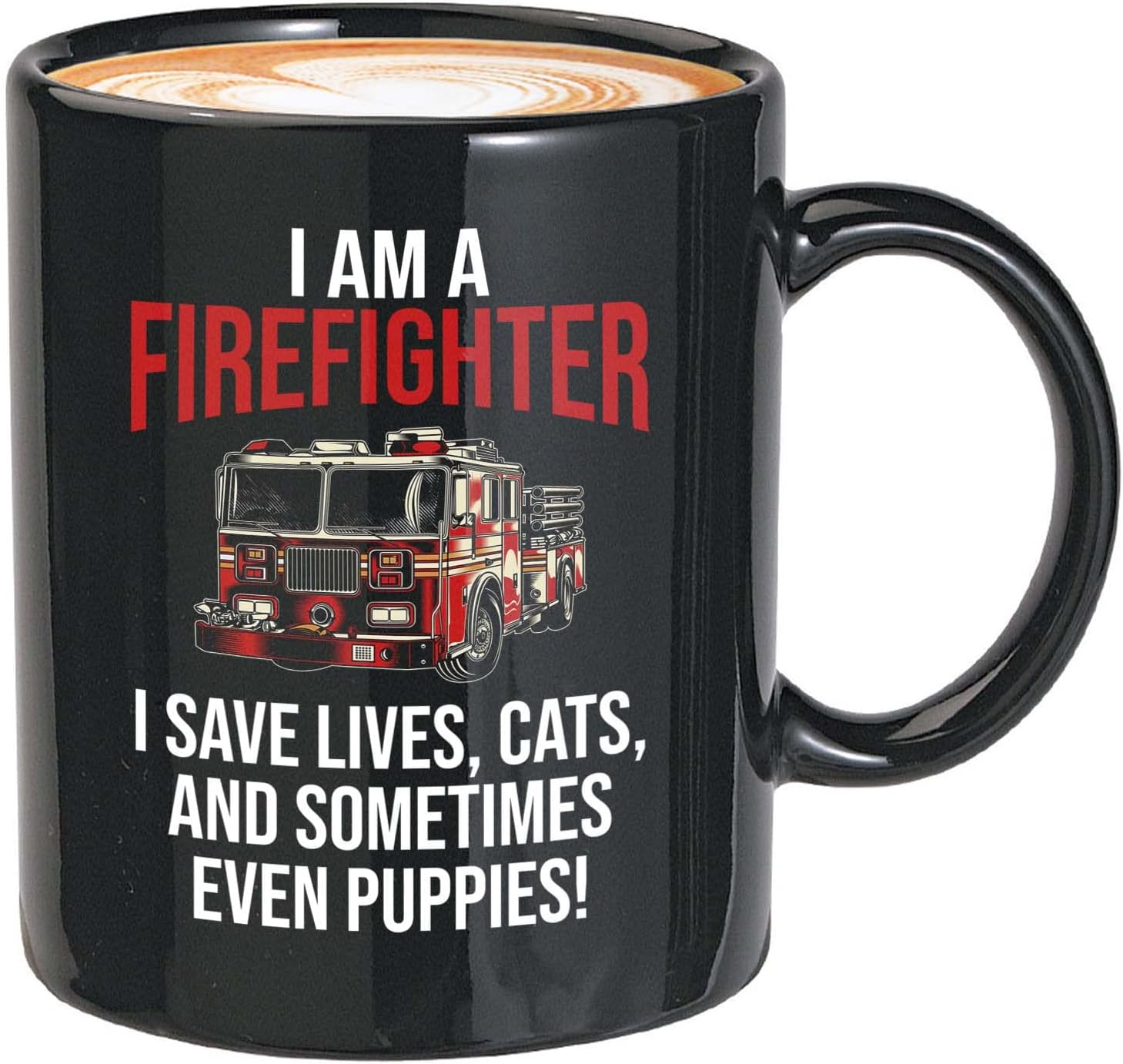 Firefighter Coffee Mug - The Best Firefighter - Fire Dept Funny Fireman ...