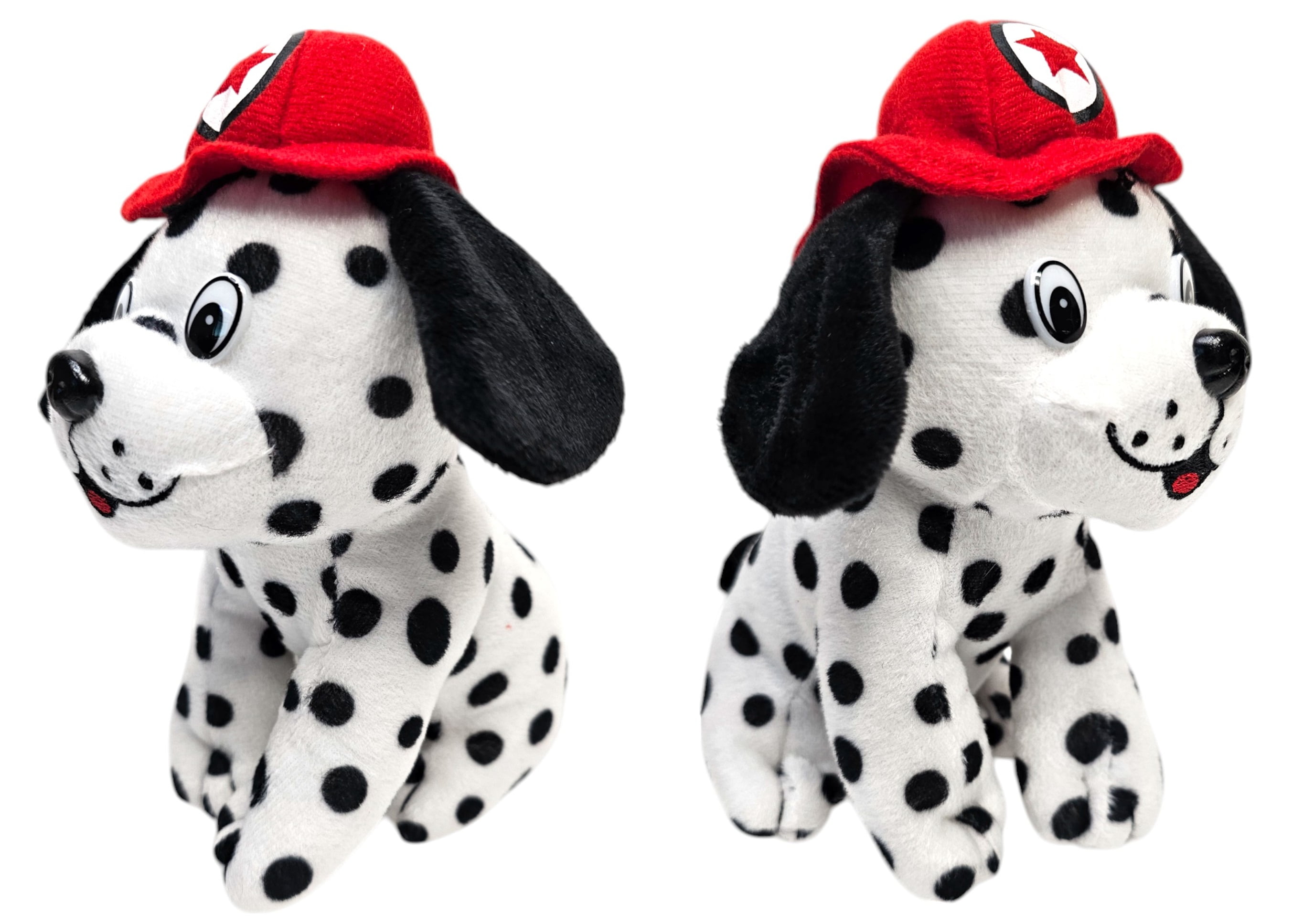 Firefighter Dalmatian Plush (2 Pack) (7 Inch) Stuffed Dog with ...