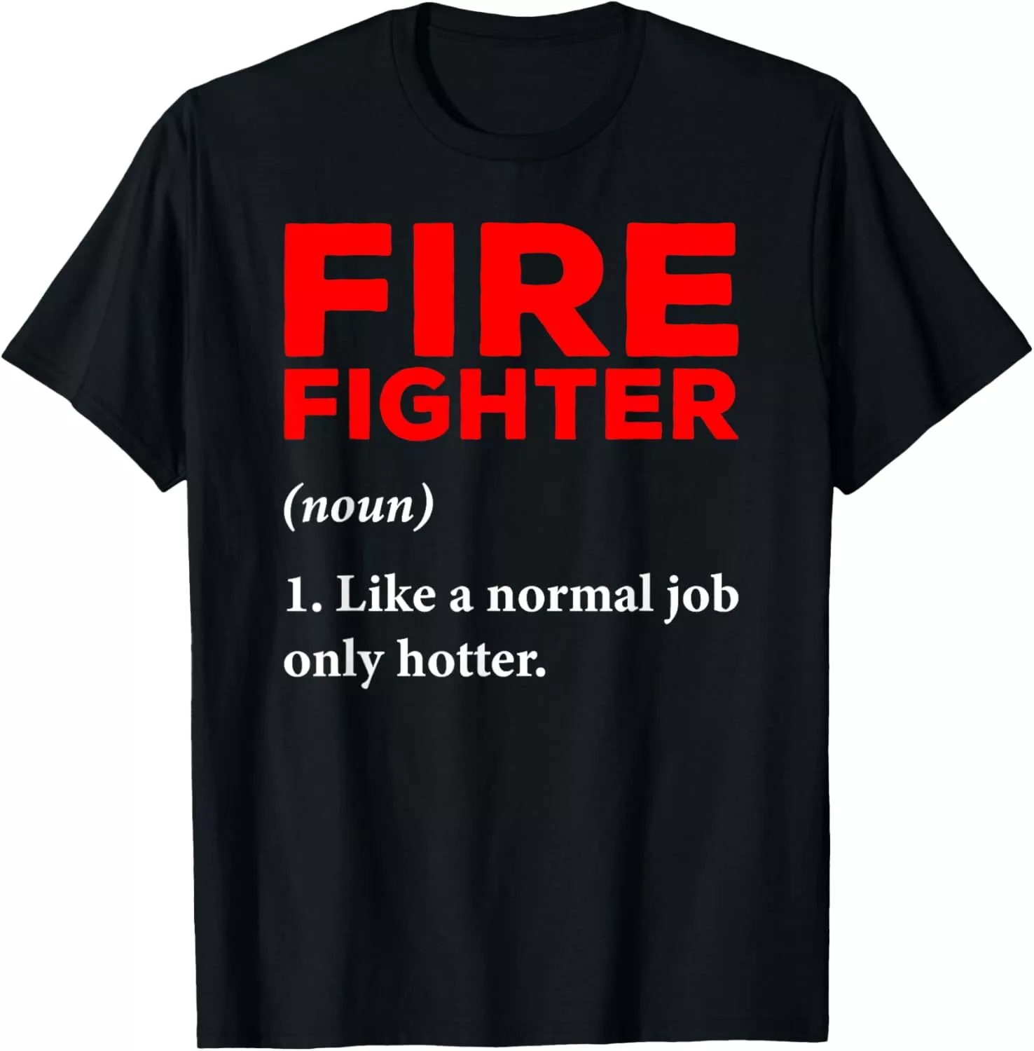 Firefighter Definition Fireman Firefighting Expert T-Shirt Hoodie ...