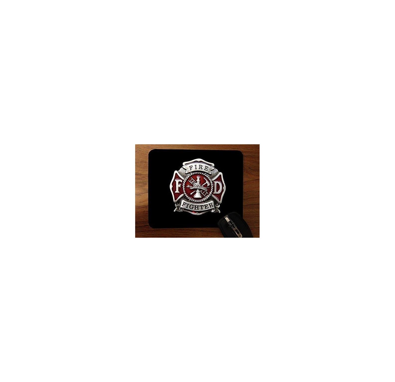 Firefighter Desktop Mouse Pad - Walmart Business Supplies