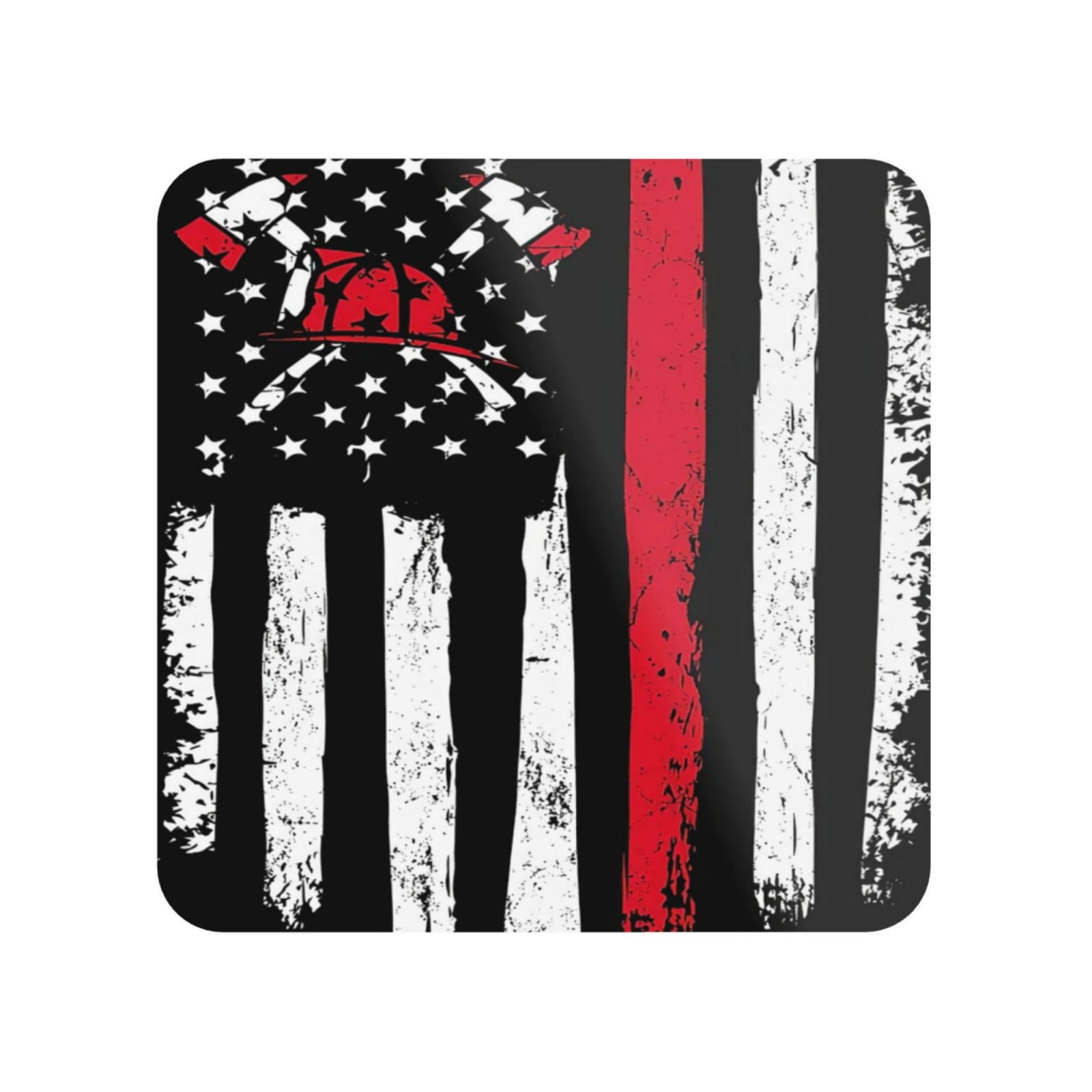 Firefighter Distressed American Flag Firefighter Fridge Magnets ...