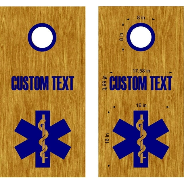 Firefighter EMS EMT Rescue Cornhole Board Decals - FP13 Design ...