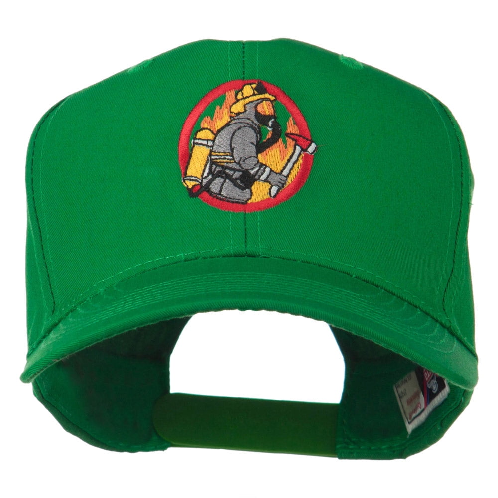 Firefighter Embroidered Pro Style Cap - Kelly OSFM - Walmart.com