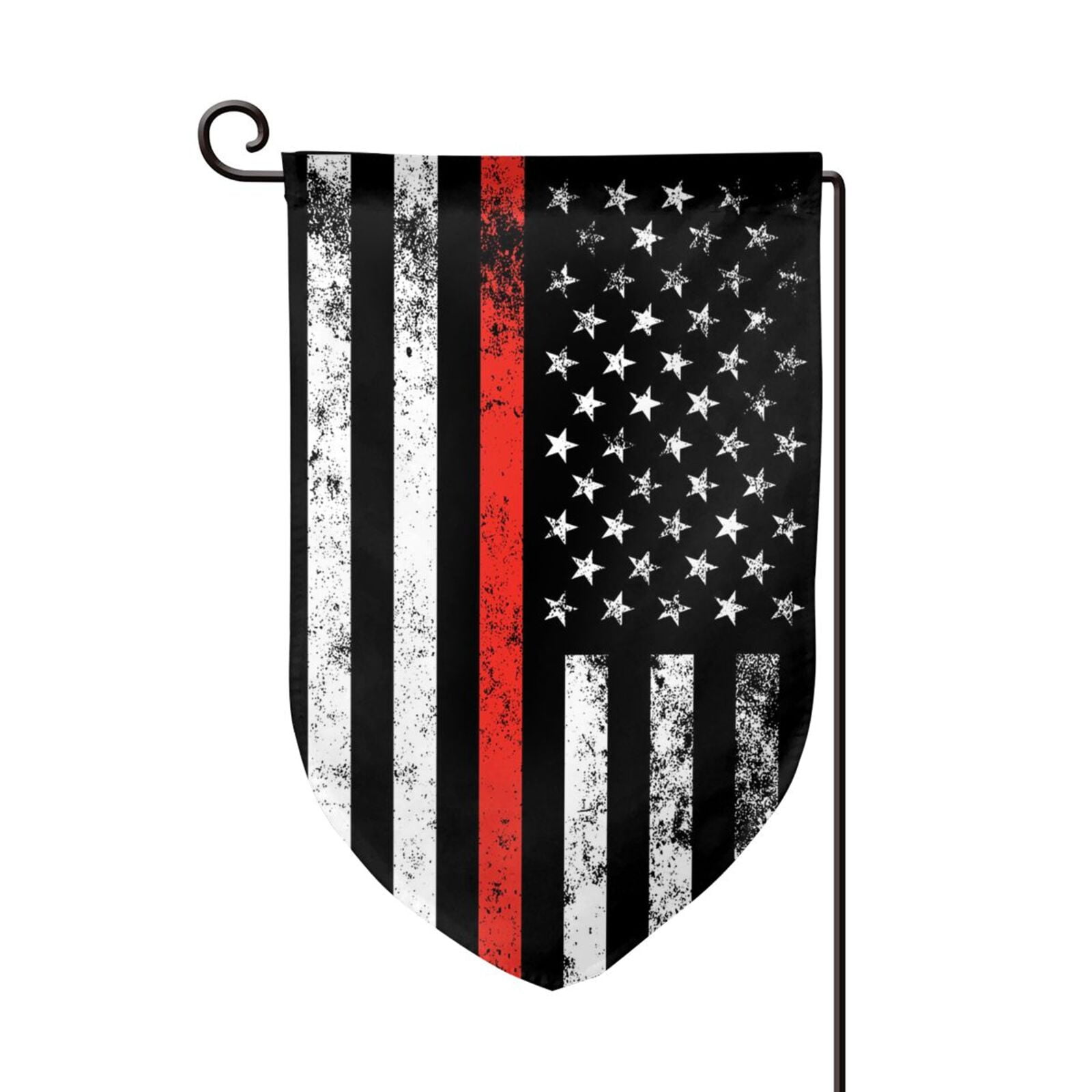 Firefighter Firefighting Flag Garden Flag Double Sided Small Flag Yard ...