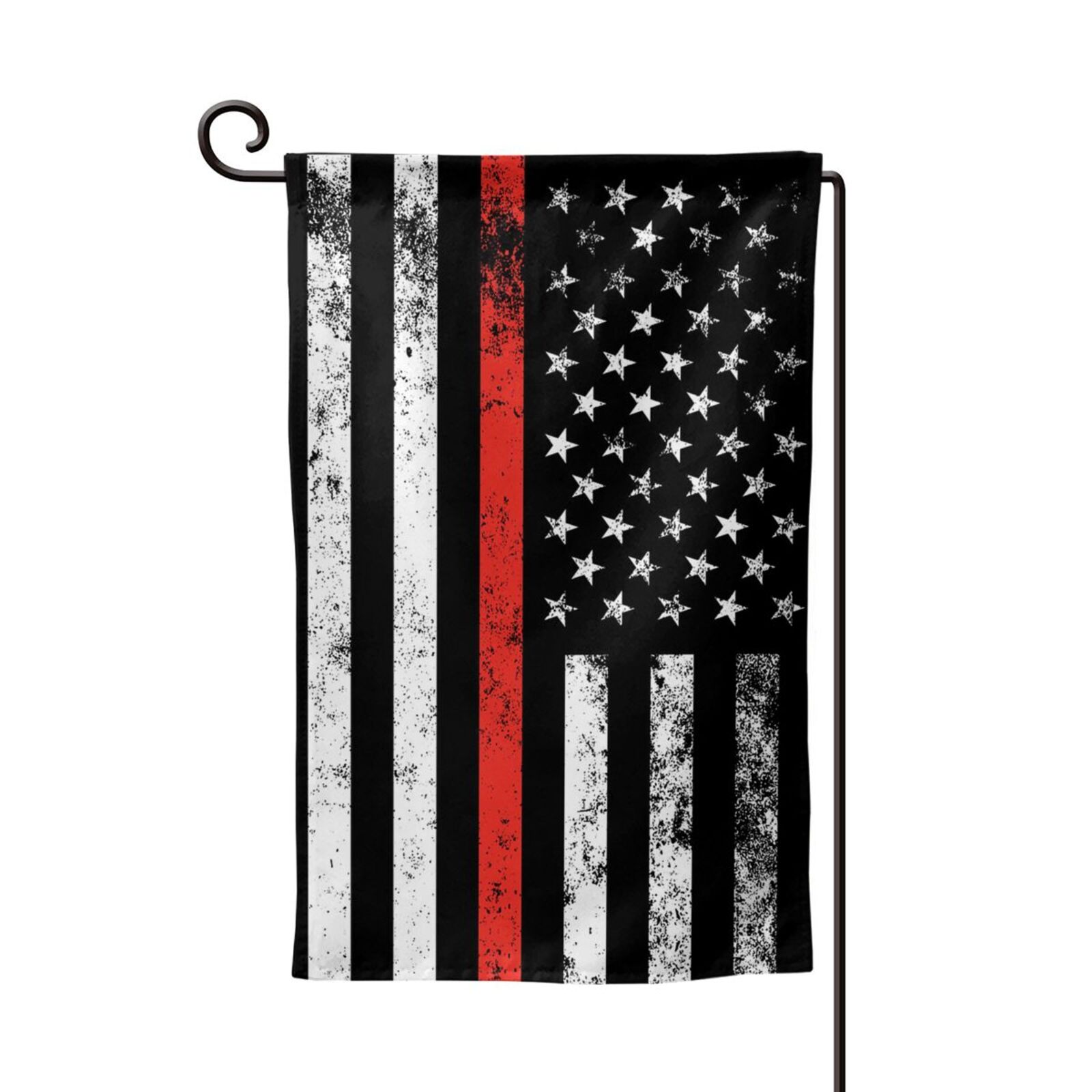 Firefighter Firefighting Flag Garden Flag Double Sided Small Flag Yard ...